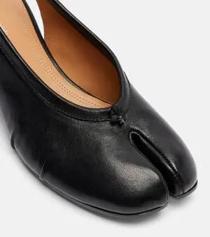 MAISON MARGIELA Tabi Leather Slingback Flats