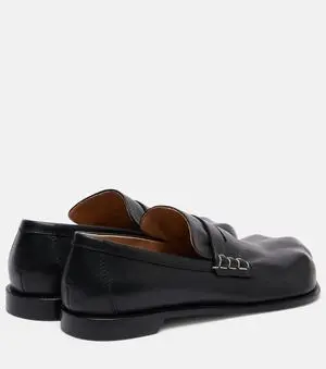 JW Anderson Calf Leather Loafers - Black