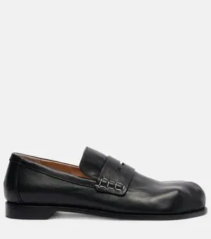 JW Anderson Calf Leather Loafers - Black