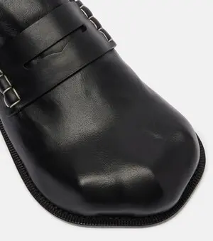 JW Anderson Calf Leather Loafers - Black