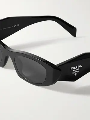 Prada Symbole Cat-eye Acetate Sunglasses