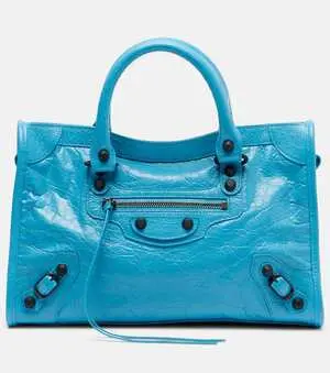 Balenciaga Le City Small Leather Tote Bag