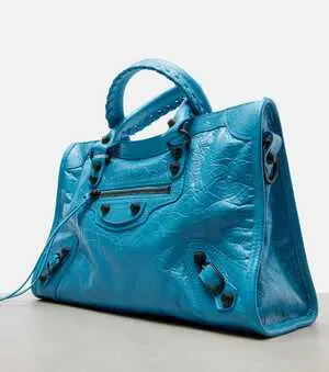 Balenciaga Le City Small Leather Tote Bag