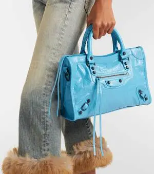 Balenciaga Le City Small Leather Tote Bag