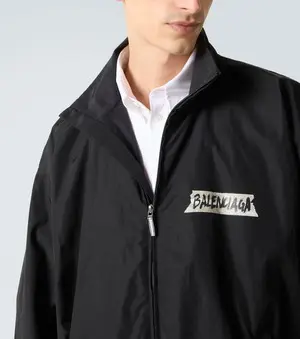 Balenciaga Masking Tape Cotton-blend Track Jacket