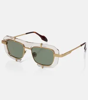 JW Anderson Rectangular Frame Sunglasses - Transparent