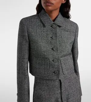 Gucci Cropped Wool Jacket