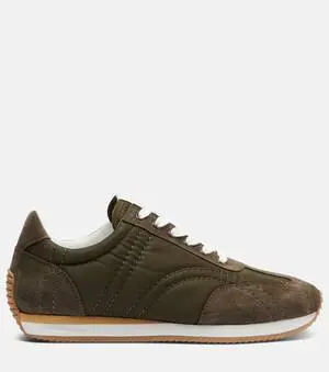 TOTEME Suede-trimmed Sneakers