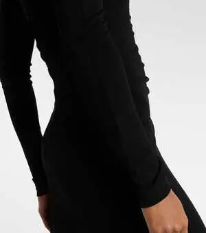 Isabel Marant Étoile Nejma Gathered Midi Dress - Black