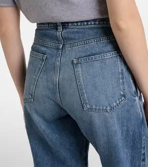 JW Anderson Twisted Embroidered Straight Jeans