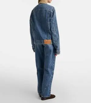 JW Anderson Twisted Embroidered Straight Jeans