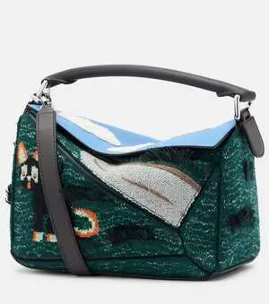 Loewe X Louis Wain Puzzle Top-handle Bag - Multicoloured