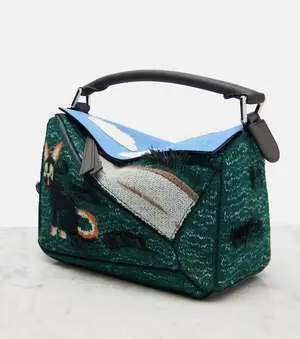 Loewe X Louis Wain Puzzle Top-handle Bag - Multicoloured