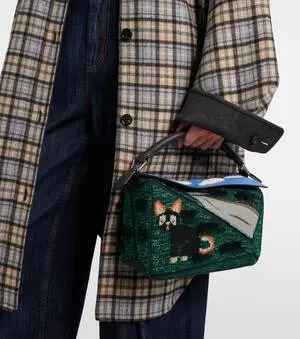 Loewe X Louis Wain Puzzle Top-handle Bag - Multicoloured