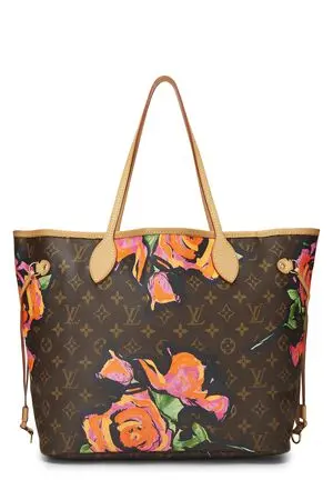 LOUIS VUITTON Stephen Sprouse X Monogram Roses Tote - Brown