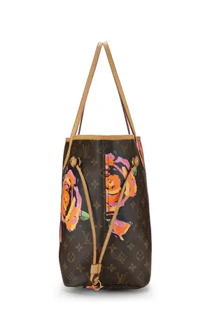 LOUIS VUITTON Stephen Sprouse X Monogram Roses Tote - Brown