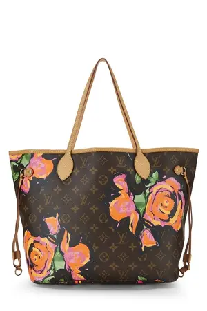 LOUIS VUITTON Stephen Sprouse X Monogram Roses Tote - Brown