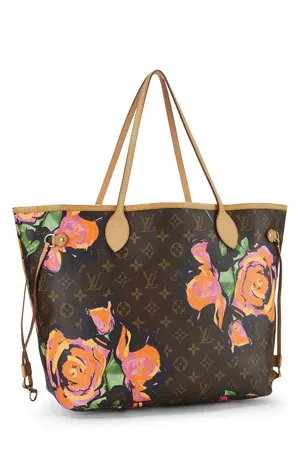 LOUIS VUITTON Stephen Sprouse X Monogram Roses Tote - Brown
