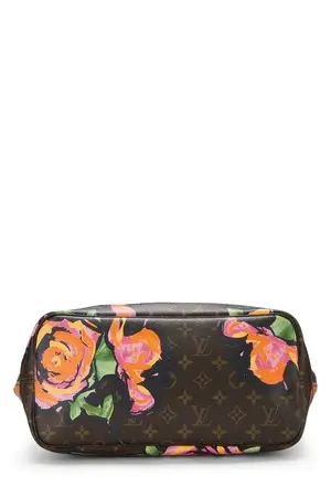 LOUIS VUITTON Stephen Sprouse X Monogram Roses Tote - Brown