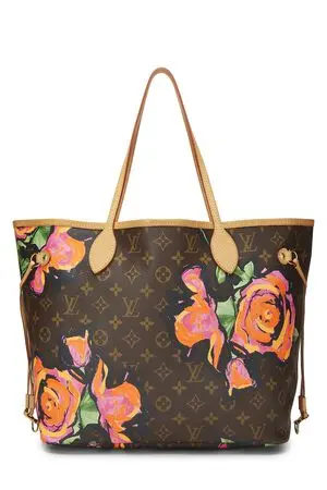 LOUIS VUITTON Stephen Sprouse X Monogram Roses Tote - Brown