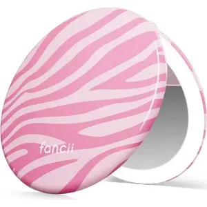 FANCII Taylor Led Compact Mirror - Blush Zebra