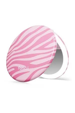 FANCII Taylor Led Compact Mirror - Blush Zebra