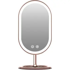 FANCII Vera Lighted Vanity Mirror - Rose Gold