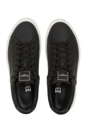 Balmain Calfskin B-court Trainers - Multicolor