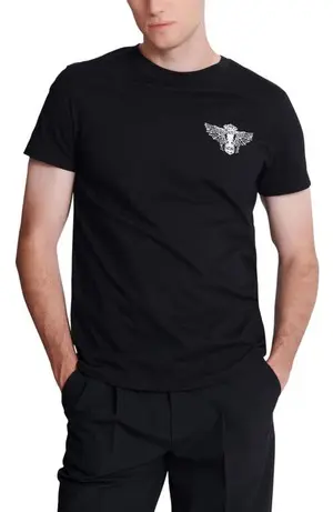 Balmain Emblem Printed T-shirt
