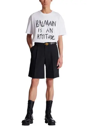 Balmain Coton Printed T-shirt
