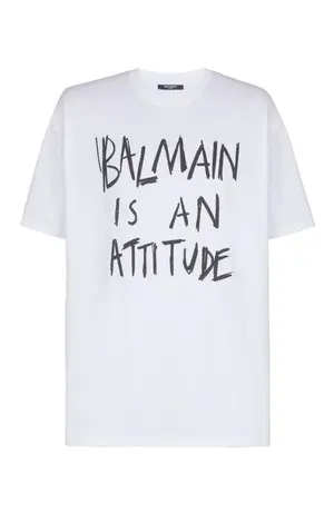 Balmain Coton Printed T-shirt