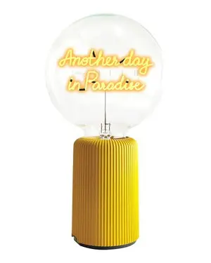MITB Another Day In Paradise Portable Table Lamp - Yellow