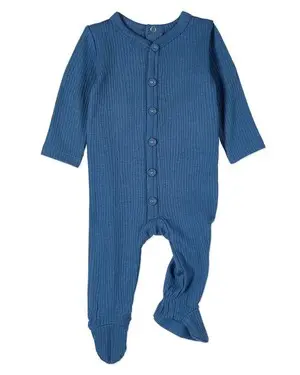 MINIMOI Ribbed Cotton Blend Footie