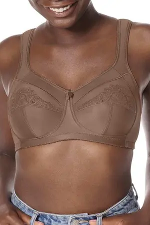 AMOENA Isadora Wire-free Bra - Mocha
