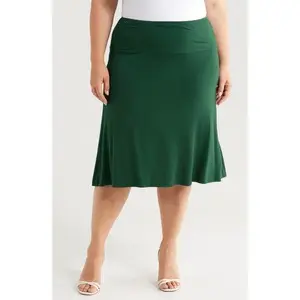 24seven Comfort Apparel Draped Skirts