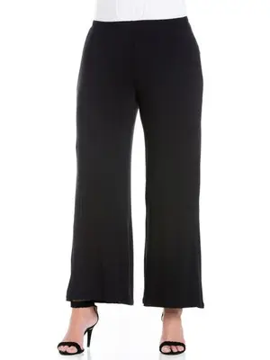 24seven Comfort Apparel Flare Pants For Women