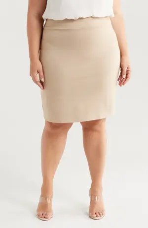 24seven Comfort Apparel Elasticated Skirts