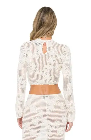 JBQ Agustina Lace Crop Top