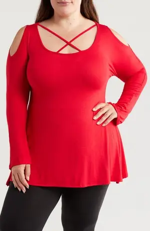 24seven Comfort Apparel Long Sleeve Tops