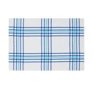 C&F HOME River Run & White Set Of 6 Placemats - Blue