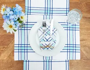 C&F HOME River Run & White Set Of 6 Placemats
