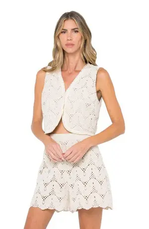 JBQ Letty Crochet Vest