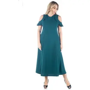 24seven Comfort Apparel Cut Out Day Dresses