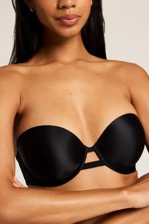 NEGATIVE UNDERWEAR Glacé Strapless Bra - Black