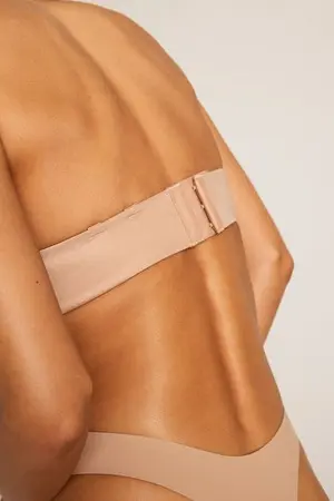 NEGATIVE UNDERWEAR Glacé Strapless Bra - Buff