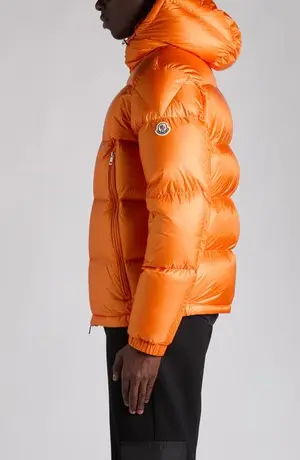 Moncler Rivau Down Hooded Jacket - Jaffa Orange