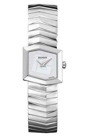 Balmain Taffetas Hexagonal Bracelet Watch - Stainless Steel