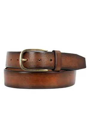 BOSS Kai Full Grain Leather Belt