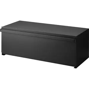 YAMAZAKI Wide Bread Box Black