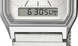 Casio Vintage Analog/digital Bracelet Watch - Silver